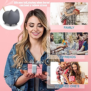 gingo Portable Bluetooth Speaker, Mini Wireless Speakers with Clarity Stereo, Super Bass,TWS Pairing,Built-in Mic,40H Playtime,BT5.3,Powerful Rich Room-Filling Sound, Cute Pet Speaker (Grey)