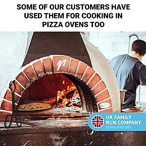 Black Heavy Duty Cast Iron Fire Place Log Tongs for Indoor Fire/Fire Pits Accessories/Tongs for Outdoor Stove/Long Logs Tweezers/Firewood Tongs/Campfire Tongs