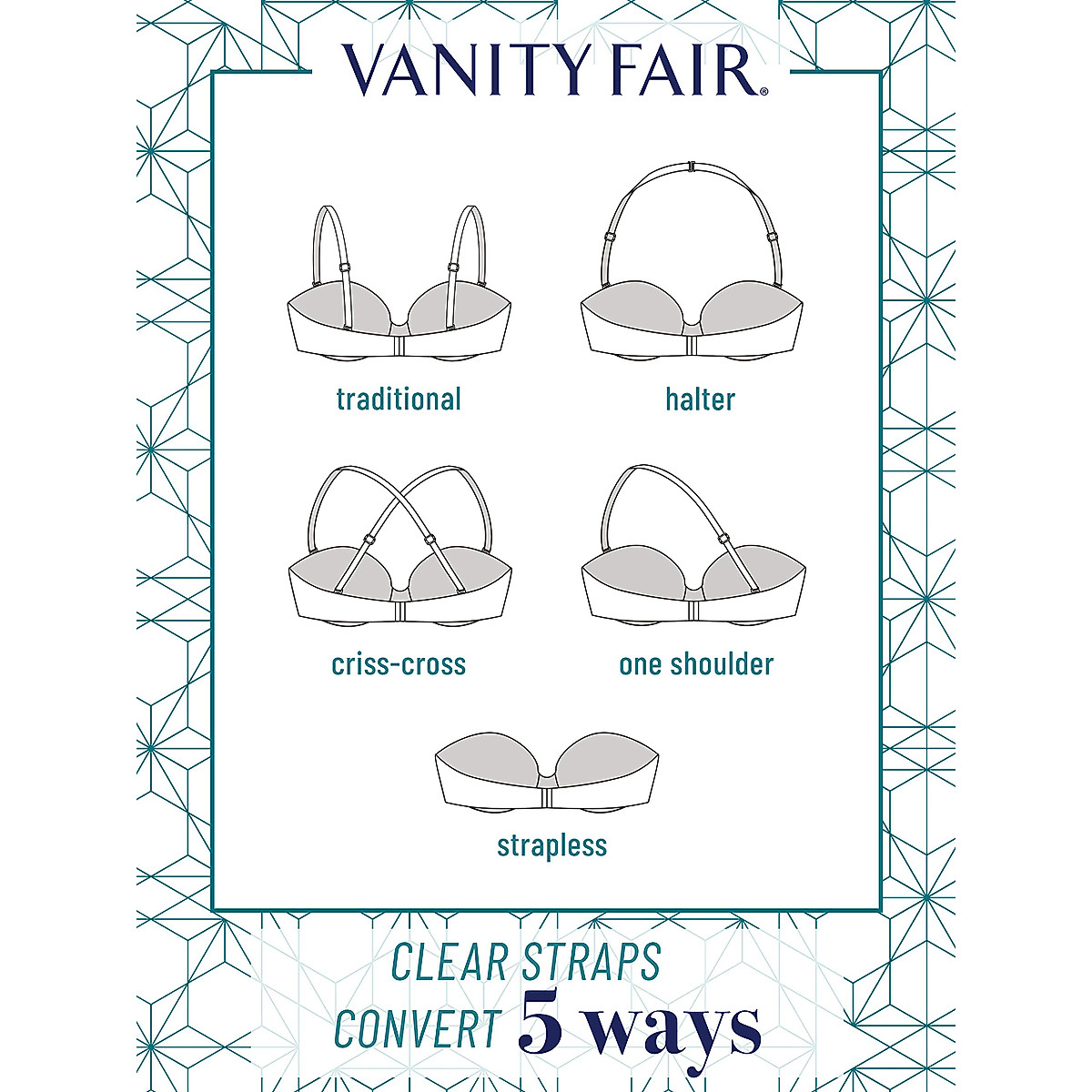 Vanity Fair Women's Gel Touch Strapless Push Up Bra 2111121, Barely Beige, 32A