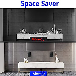 Speaker Wall Mount Ceiling Speaker Mount for Samsung SWA-9200S SWA-9100S SWA-9000S SWA-8500S Rear Speakers, Tilt and Swivel Adjustable Speaker Mount for Samsung 8500S 9000S 9100S Speaker Bracket