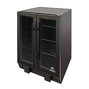 Vinotemp EL-BWC102-02 Touch Screen Beverage Wine Cooler, Black