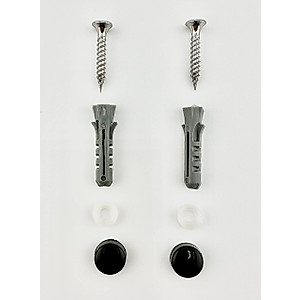 2024 Upgraded Paper Towel Holder - Extra Long Arms for Any Size Paper - Made of Ultra-Strong Steel - Wall/Under Cabinet Mountable with Adhesive or Screw Installation - Durable Black Materials