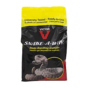Victor VP364B-10 Snake-A-Way Outdoor Snake Repelling Granules 10LB Repellent - Repels Againts Poisonous and Non-Poisonous Snakes