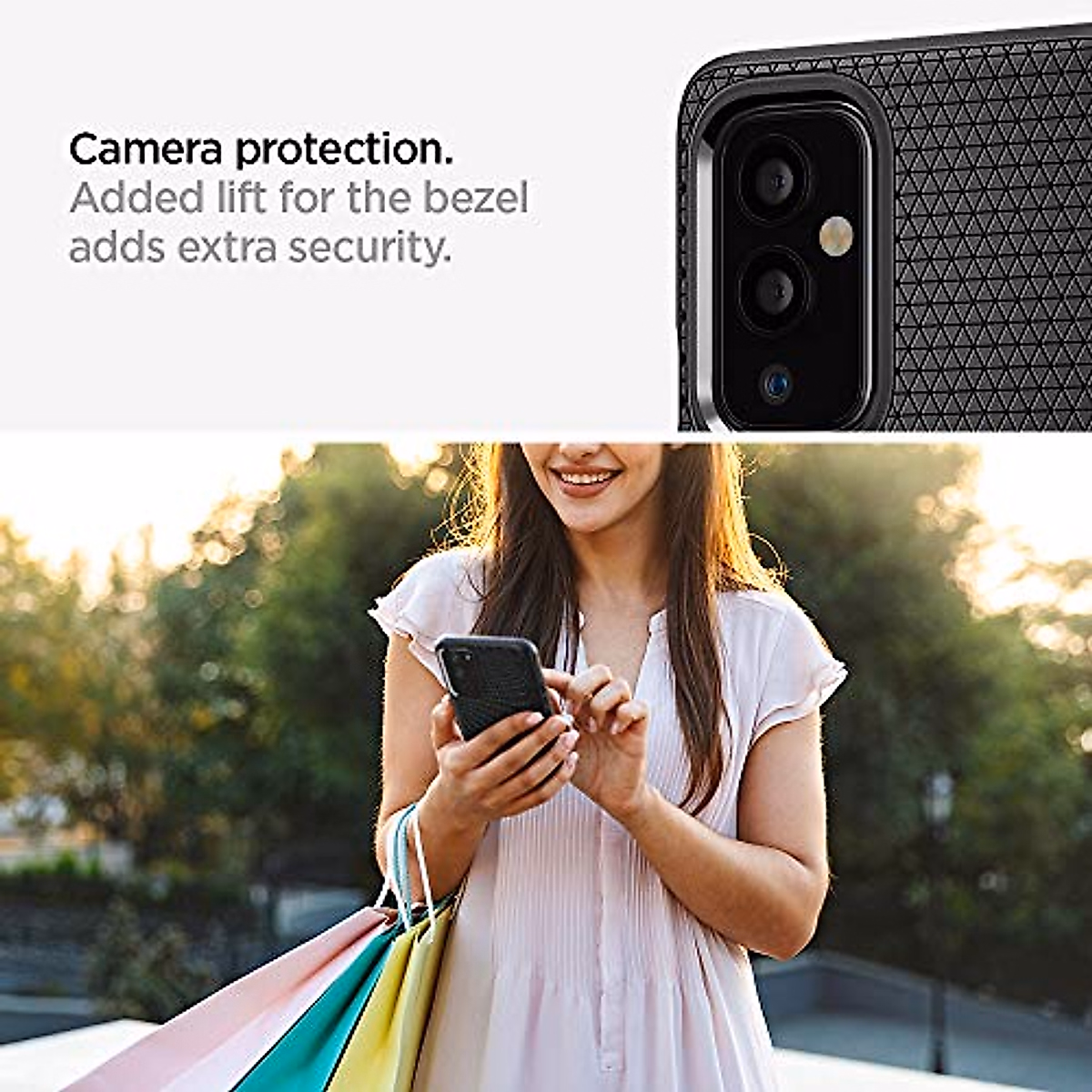 Spigen Liquid Air Armor Designed for OnePlus 9 Case 5G [Compatible with NA & EU Versions, NOT Compatible with CH & in Versions] (2021) - Matte Black