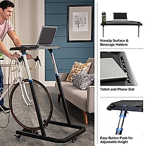 RAD Cycle Products Adjustable Bike Trainer Fitness Desk Portable Workstation Standing Desk