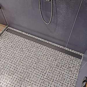 ALFI brand ABLD59B-BSS Shower Drain, Brushed Stainless Steel