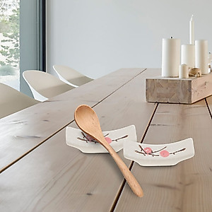 Chopstick Rest 12pcs Japanese Chopsticks Stands Ceramic Chopstick Stand Rest Rack Spoon Fork Knife Holder Set ( 4 Colors ) Chopsticks Holder