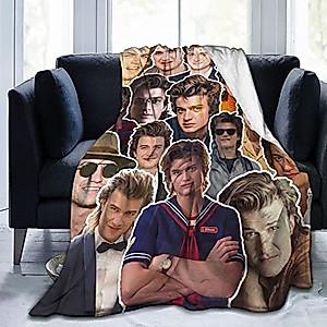 Blanket Anti-Pilling Blanket Sofa Blankets Flannel Blankets Throw Blankets Air Conditioning Blankets 50''X40'', Black2