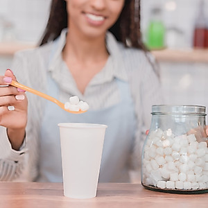 SheriffDrink 12 oz Paper Cups – White Coffee Paper Cups for Tea Water and Cocoa (50 ct)