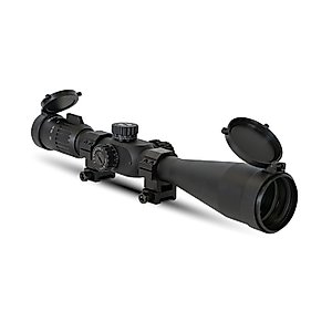 Monstrum G2 6-24x50 First Focal Plane FFP Rifle Scope with Illuminated Rangefinder Reticle and Parallax Adjustment | Black