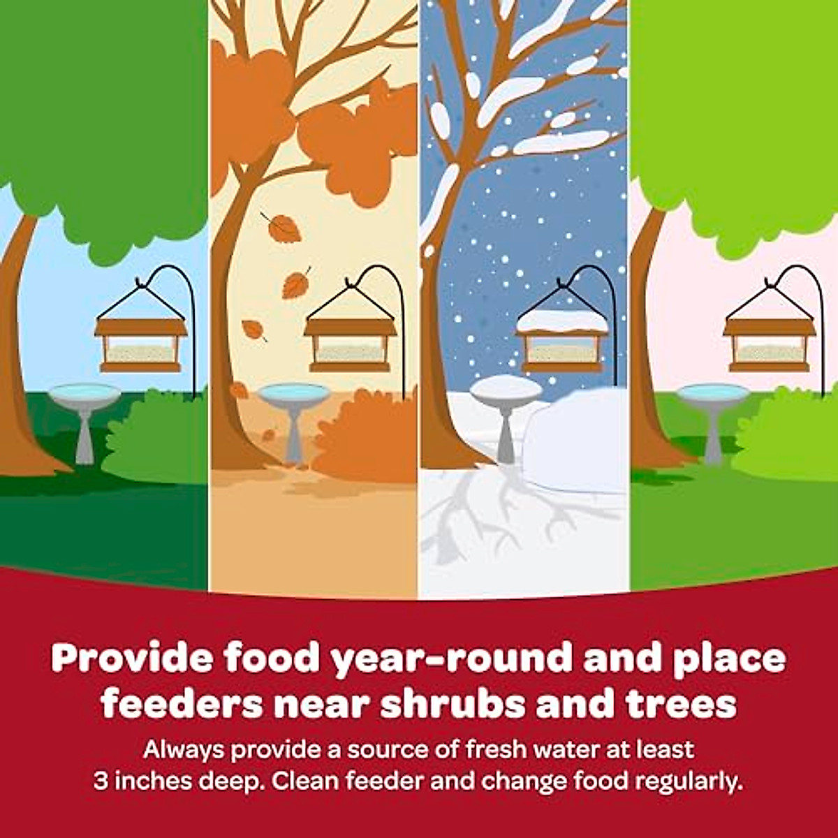 Kaytee Wild Bird Seed & Mealworm Seed Cake Food For Bluebirds, Chickadees, Woodpeckers and More, 1.4 Pound