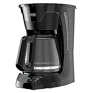 12-Cup* Programmable Coffeemaker, Black