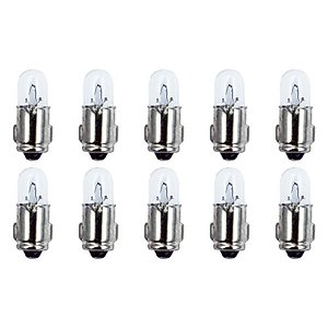 CEC Industries #3898 Bulbs, 12 V, 2.04 W, BA7s Base, T-2 Shape (Box of 10)