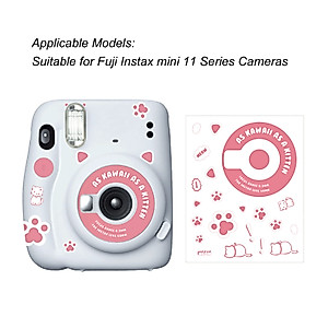 Colored Stickers, PVC 5 Different Designs Camera Stickers for Protective Covers Space Animals Series