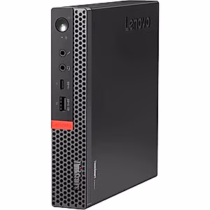 Lenovo ThinkCentre M920Q Tiny Desktop, Intel i5 8500T 2.1Ghz, 8GB DDR4, 512GB NVMe M.2 SSD, Windows 10 Pro (Renewed)