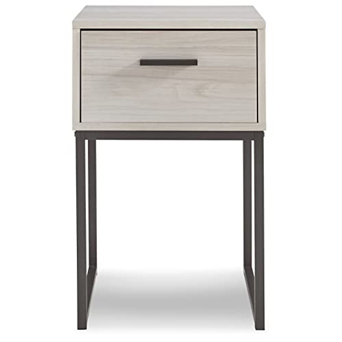Signature Design by Ashley Socalle 1 Drawer Nightstand, Natural Beige