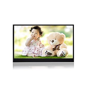 DFZ Portable Monitor,12 Inch Monitor HD 1366x768 Small Monitor with HDMI-VGA-AV-BNC Interface, Built-in Speaker