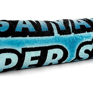 JUST FUNKY Dragon Ball Super Goku Super Saiyan Blue Fleece Throw Blanket | Features Goku's Super Saiyan God Super Saiyan Form | 60 x 45 Inches