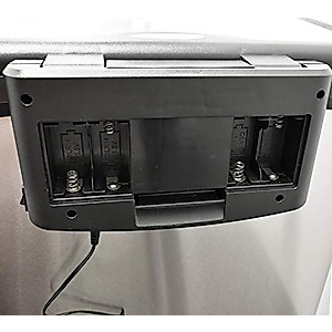 SIMPLYKLEEN SensaPed Touch Sensor 10.5-Gallon Rectangular Stainless Steel Trash Can with Lid