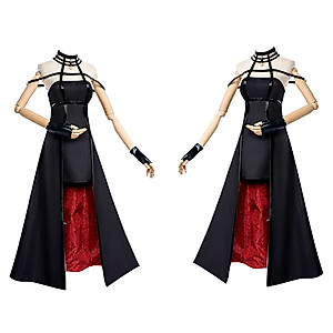 MZXDY Anime Yor Forger Cosplay Costumes Princess Bramble Black Dress for Women's Halloween Party Set