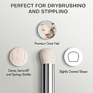 Miniature Brushes 10 pcs with Dry Brush for Miniature 2pcs with Kolinsky Sable Brushes 1 pcs Paint Brushes Sable Paint Brushes for Citadel Model Paint Brushes for Acrylic 5/0 10/0 40k