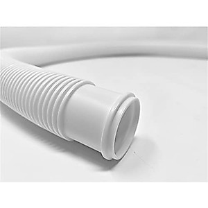Tiki Island Pool Express 1-1/4 Inch x 3 Foot Long White Above Ground Pool Flex Connection Hose Filter or Suction