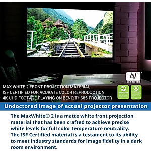 Elite Screens 125-INCH Spectrum RC1, Motorized Electric Projector Screen Home Theater 8K/4K Ultra HD Ready Projection, ELECTRIC125H2