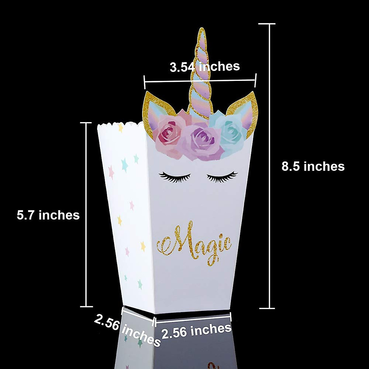 MOHLX 12Pcs Unicorn Party Favor Boxes – Magical Celebration