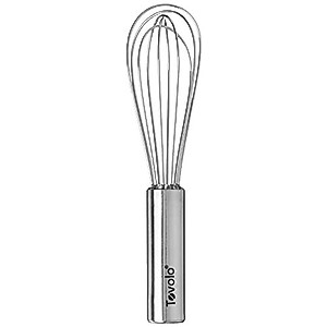 Tovolo 6" Mini Stainless Steel Whisk - Small Kitchen Gadget & Utensil for Baking, Cooking, Whipping, Mixing, Egg Beating, & Essentials / Dishwasher-Safe