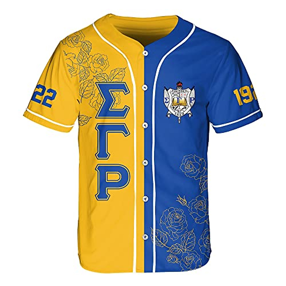 Custom Sorority Jerseys Baseball, Pre.tty Poodle sg.rho Baseball Jersey, 19.22 Sigma Gam.ma Jersey, Rhoyal Jersey