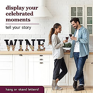 Metal Wine Cork Holder | Modern Wine Gifts, Best Housewarming Gifts, Bar Decor for Home | Home Decor (Wine)