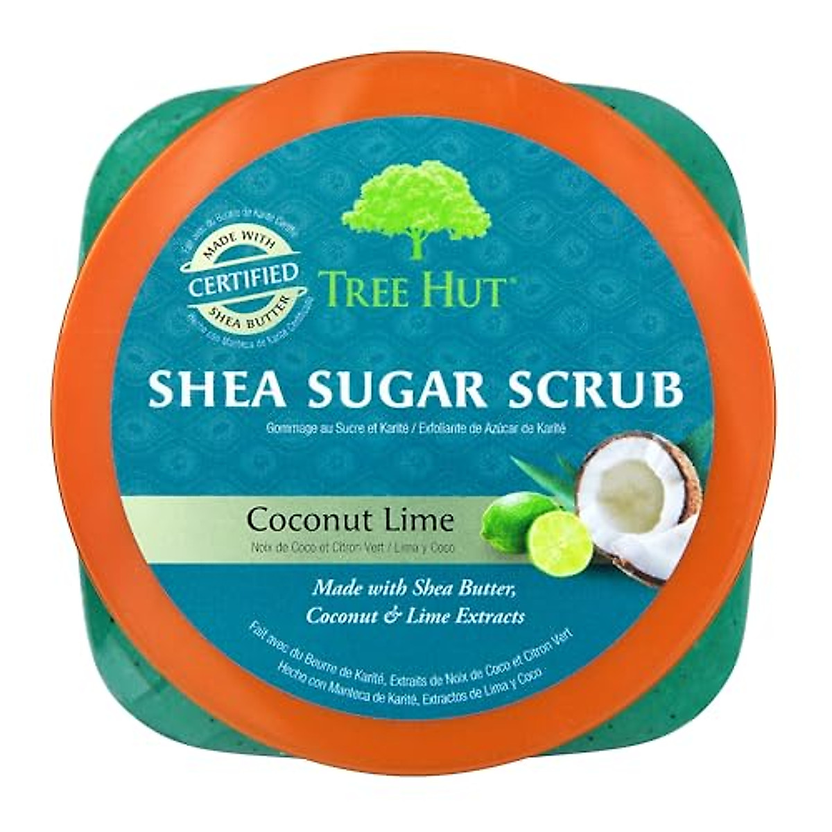 Tree Hut Shea Sugar Body Scrub Coconut Lime 18 oz