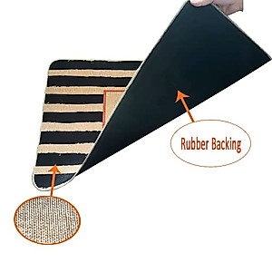 Gz Party Hello Pumpkin Door Mat,18 x 30 Inch Fall Holiday Non-Skid Floor Mat Switch Mat Indoor Outdoor Home Garden, Easy to Clean Low Profile Mat for Entry Patio Garage High Traffic Areas