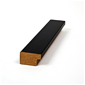 ArtToFrames 10x25 inch Black Picture Frame, 2WOMFRBW72079-10x25