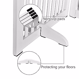 WELLAND Support Feet for 360 Degree Configurable Gate Collection, White, A Pair