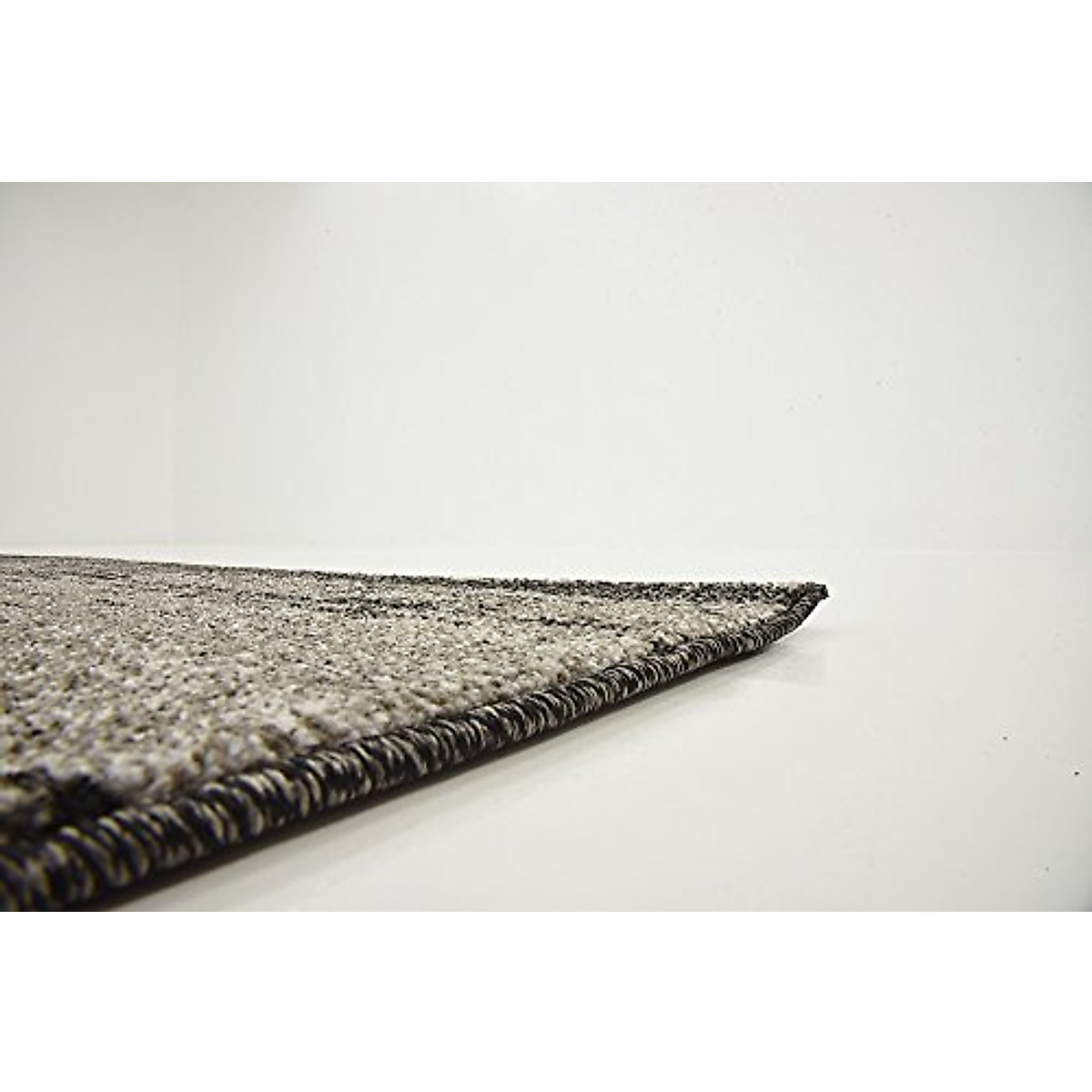 Unique Loom Del Mar Collection Area Rug - Lucille (5' 3" x 8' Rectangle, Dark Gray/ Ivory)