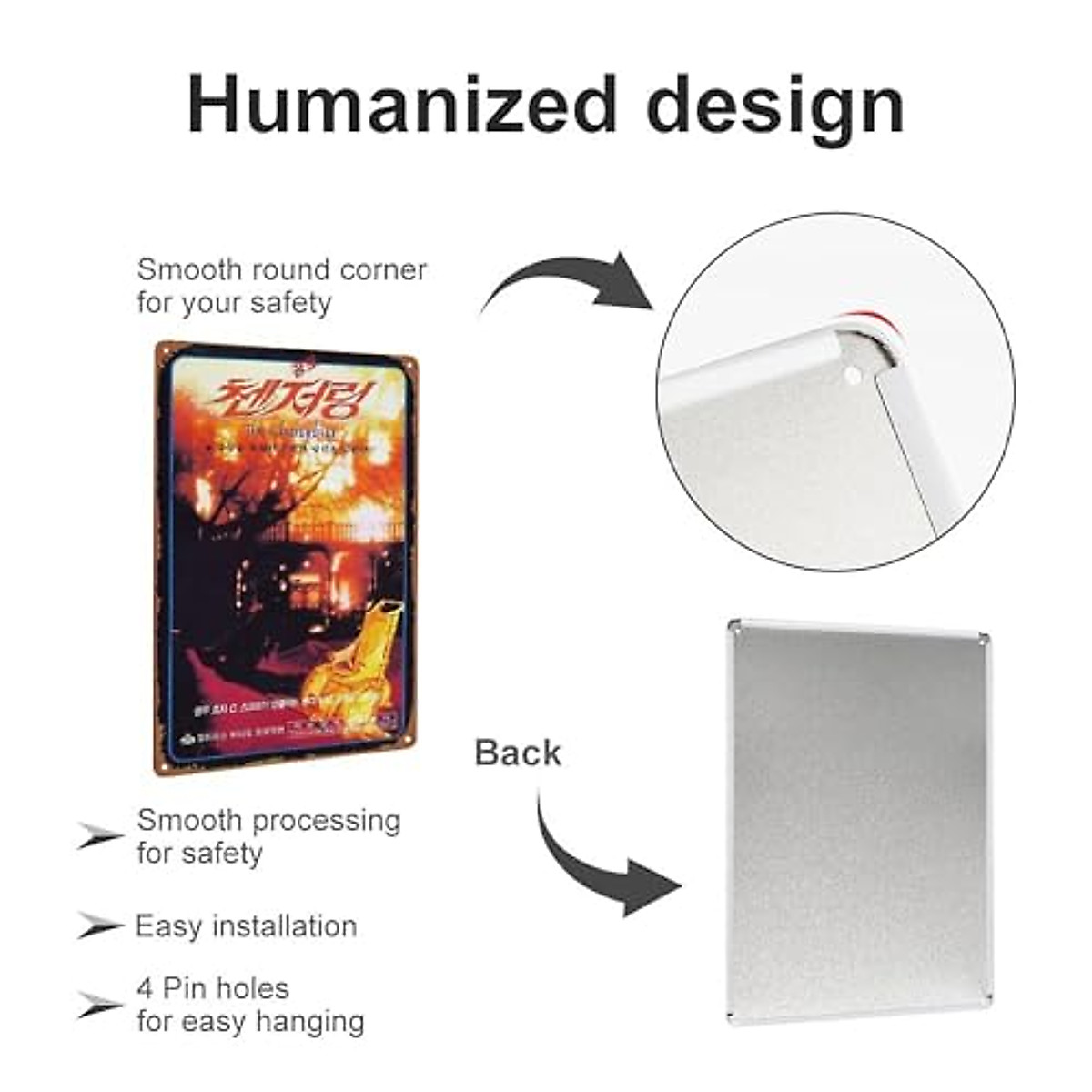 The Changeling Professional Tin Poster- Ideal Wall Decor for Bars, Cafes, Offices, Restaurants, Homes, Gardens, Shops, Clubs - 12 X 8 Inches