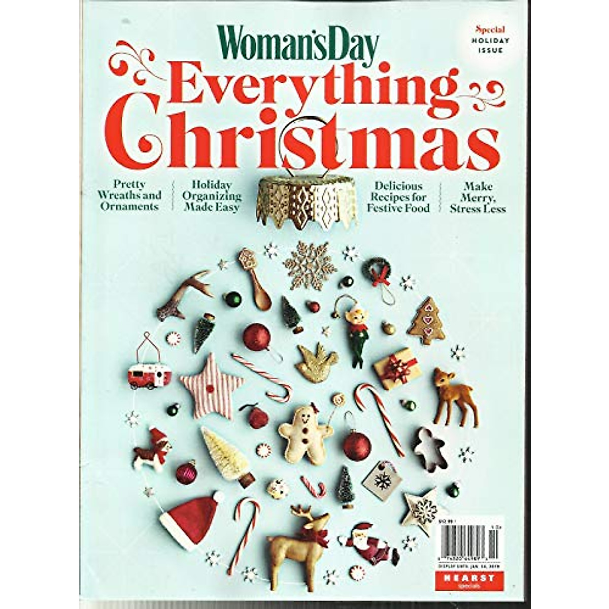 WOMAN'S DAY MAGAZINE, EVERYTHING CHRISTMAS, SPECIAL HOLIDAY ISSUE, 2018