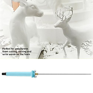 FTVOGUE Foam Cutter 24W 20cm Electric Foam Cutting Machine Pen Tools Kit Styrofoam Polystyrene Cutting Pin (US plug)