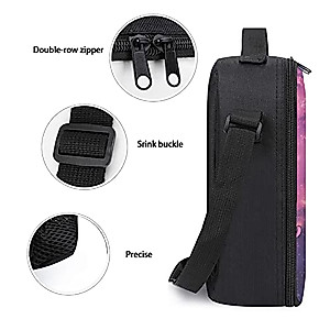 VQESYKU Cartoon School Backpack Set Laptop Backpacks with Lunch Bag Cute Travel Bag Gifts for Boys And Girls, bluepink