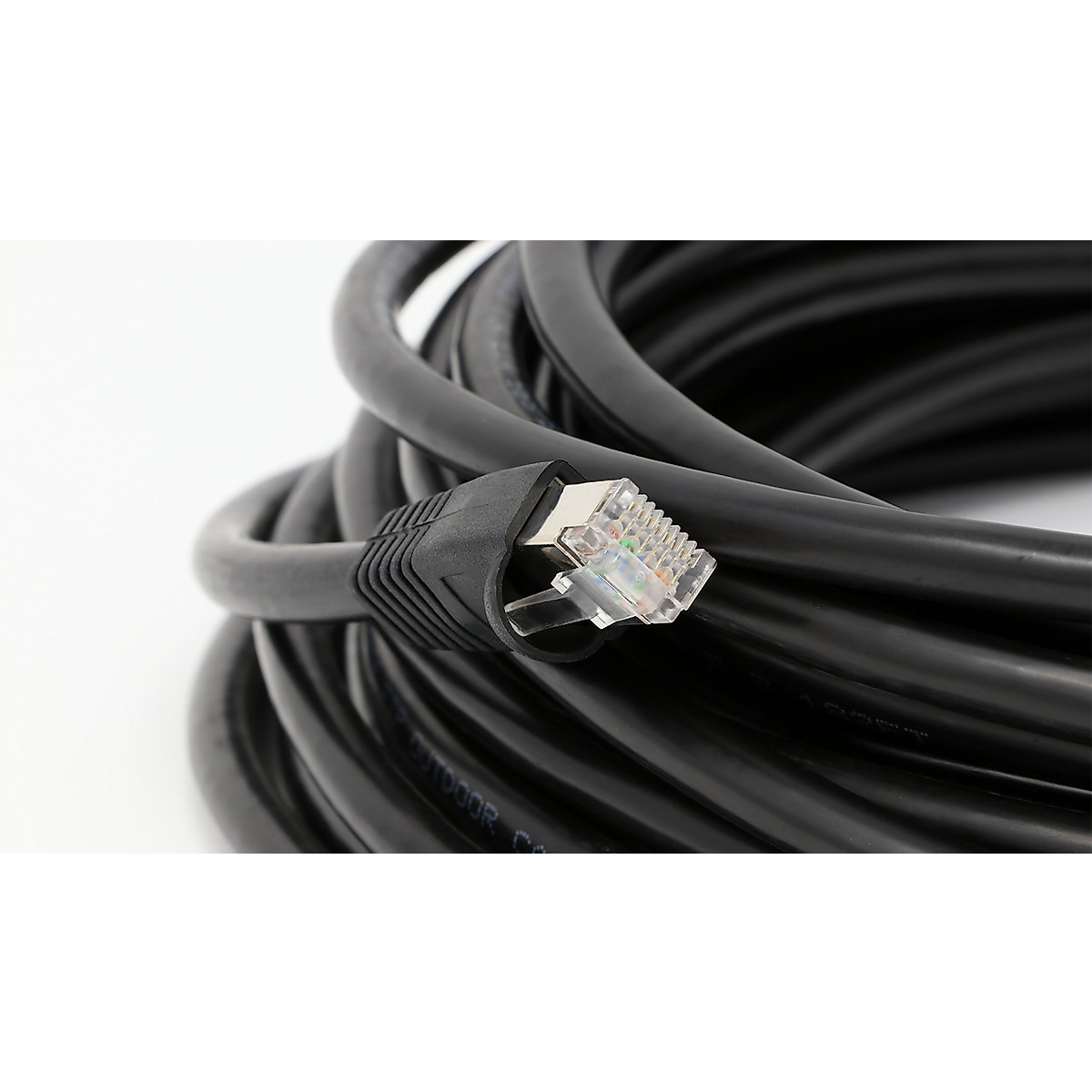 300ft Cat6a Outdoor Waterproof Ethernet Cable Direct Burial (750MHz, 10Gb) Shielded (Pure Copper)