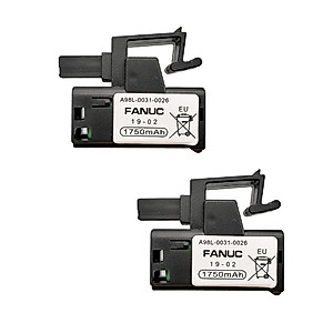 (Pack of 12) A98L-0031-0026 3V PLC Battery 1750mAh for FANUC A02B-0309-K102 PN FANUC Battery A98L-0031-0026