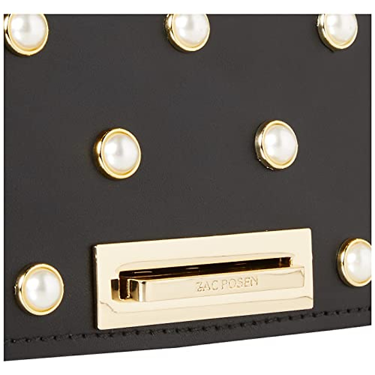 ZAC Zac Posen Earthette Mini Chain Shoulder Bag-Pearl Lady, Black