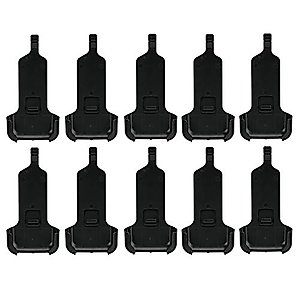 Retevis RT22 RT22S Walkie Talkie Belt Clip, Back Clips Compatible with RT22 RT22S LUITON LT-316 WLN KD-C1 Zastone X6 TIDRADIO TD-M8 RADTEL RT-10 2 Way Radios (10 Pack)