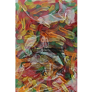 Albanese World's Best Mini Assorted Fruit Gummi Worms, 5lbs of Easter Candy, Great Easter Basket Stuffers