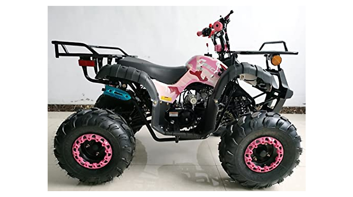 HHH 125cc Utility ATV - Pink Camo for Youth Adventure