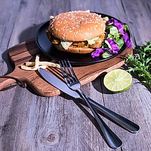 WenYing Heavy Duty Dinner Knives Set of 8 Stainless Steel Butter Knife Spreader Cheese Knife Table Knifes Silverware Butterknives, 9.05 Inch