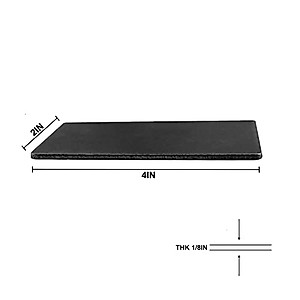 10Pack 1074 Steel Flat Stock 4"x2"x1/8" Knife Blanks for Knife Making Forging Steel Forge Metal for Blacksmithing by SALUINOKI