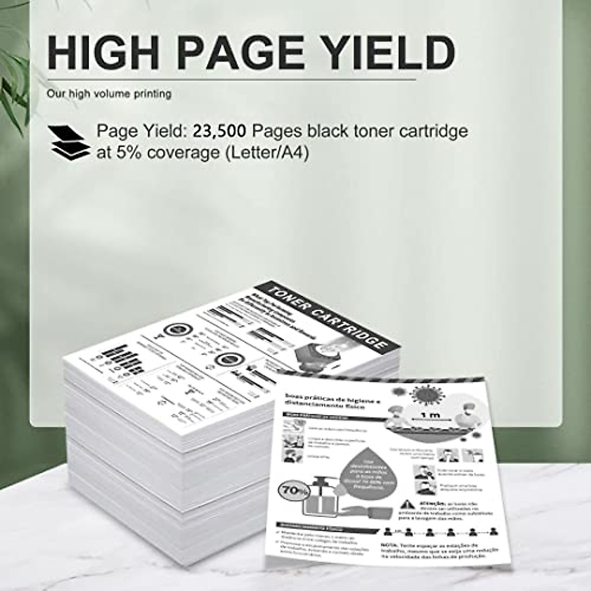 32A | CF232A | Black Drum - LVE Compatible High Yield m148fdw Drum Unit Replacement for HP 32A Pro M203dw, MFP M227fdn, MFP M227fdw, MFP M227, MFP M230, M203, M206 Printer (1-Pack, Black)