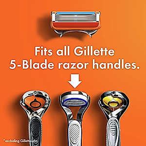 Gillette Fusion5 Men's Razor Blades, 4 Blade Refills